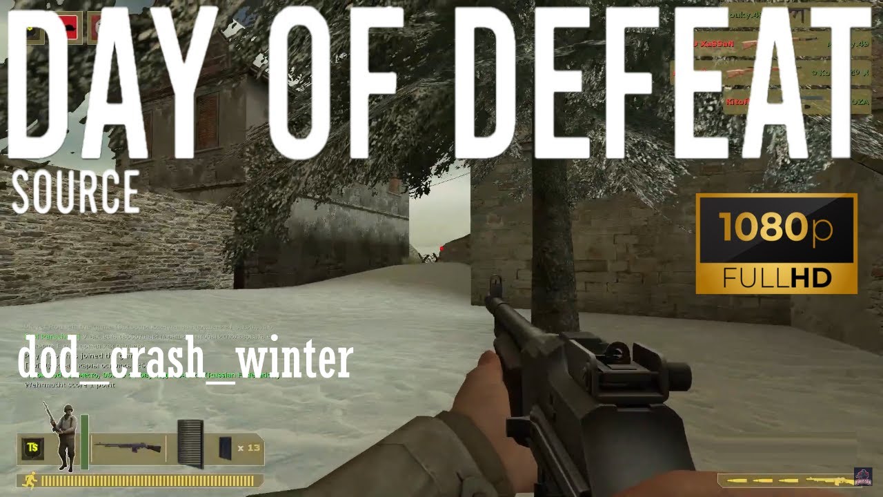 Day of Defeat Source - Professional Assault - dod_crash_winter Gameplay ...