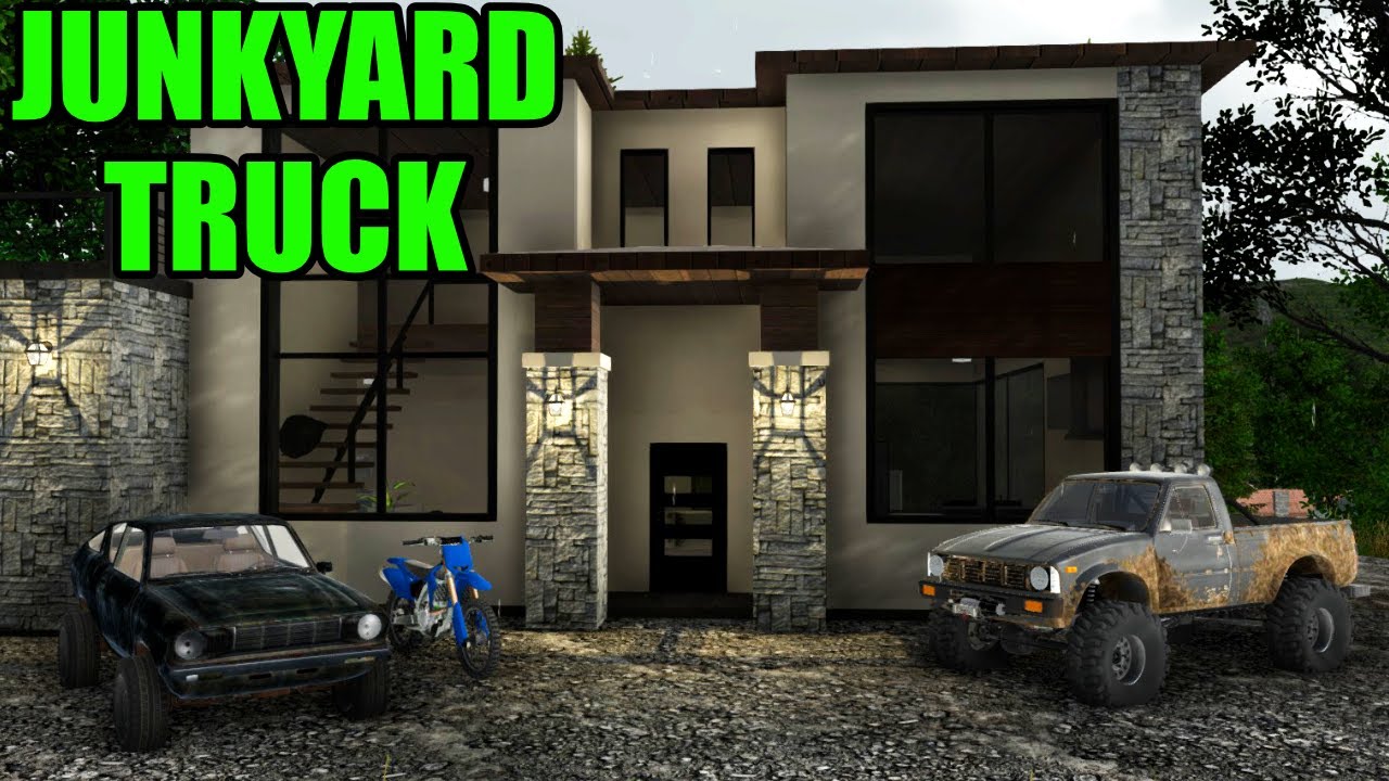 Ultimate Motorbike Build and Mansion Purchase | Junkyard Truck Update Gameplay - YouTube