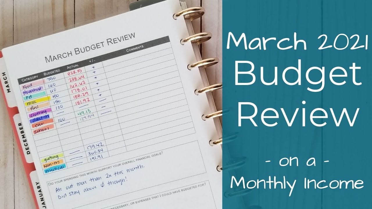 March 2021 Budget Review - YouTube