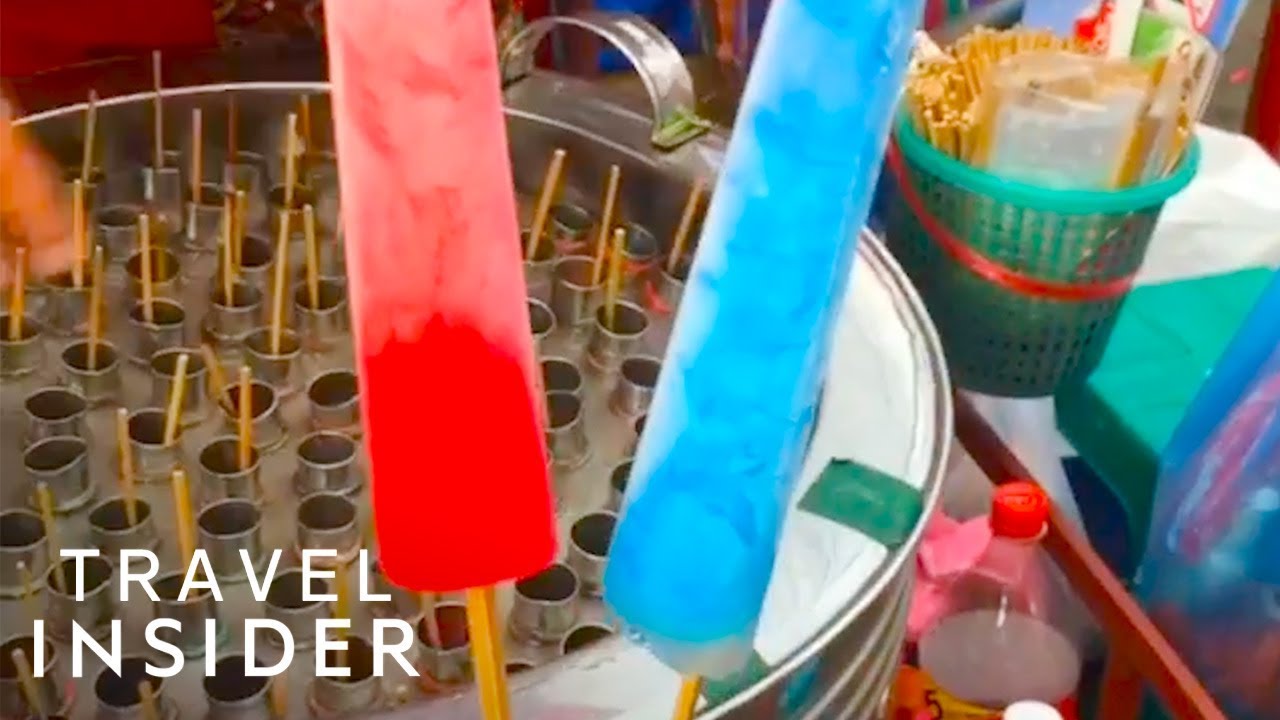 Find Colorful Popsicles At Thailand's Chatuchak Weekend Market - YouTube