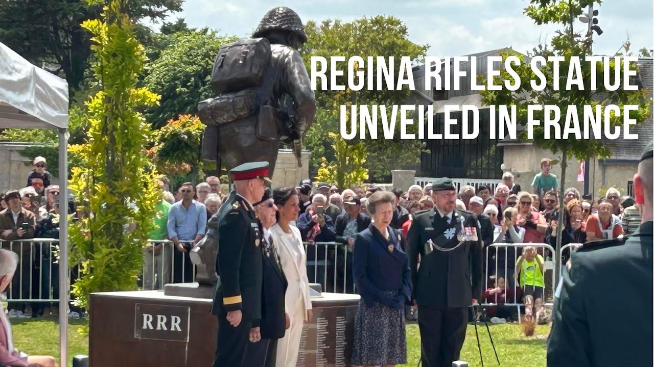 Regina Rifles statue unveiled in France ahead of D-Day anniversary ...