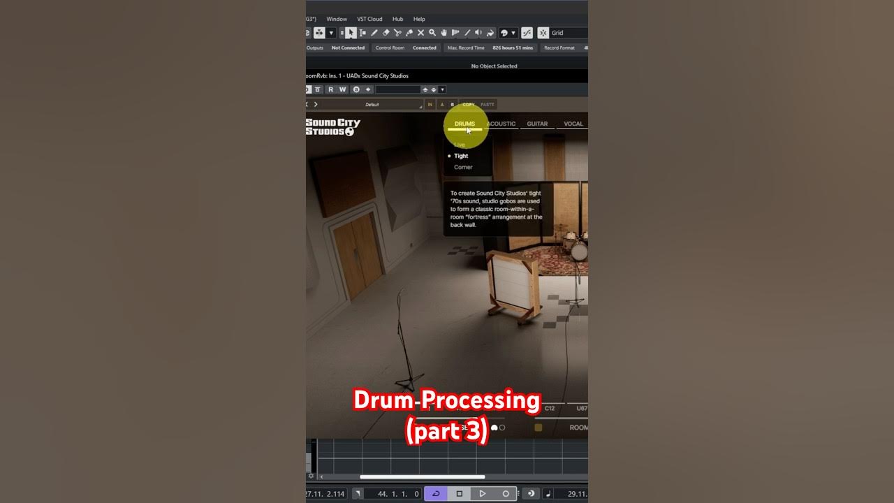 Drum Processing (part 3) #shorts - YouTube