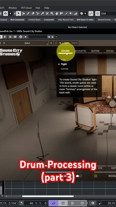 Drum Processing (part 3) #shorts - YouTube