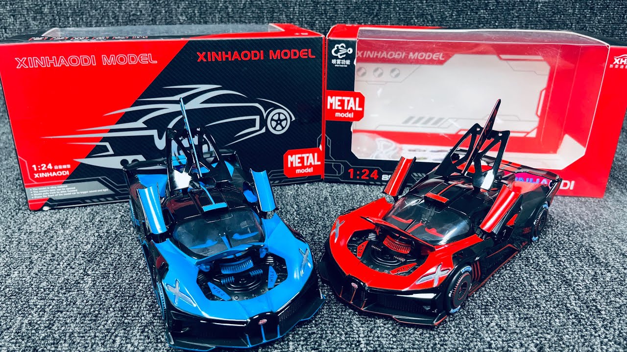 Today, I opened the box of the new 1:24 metal racing car model, which ...