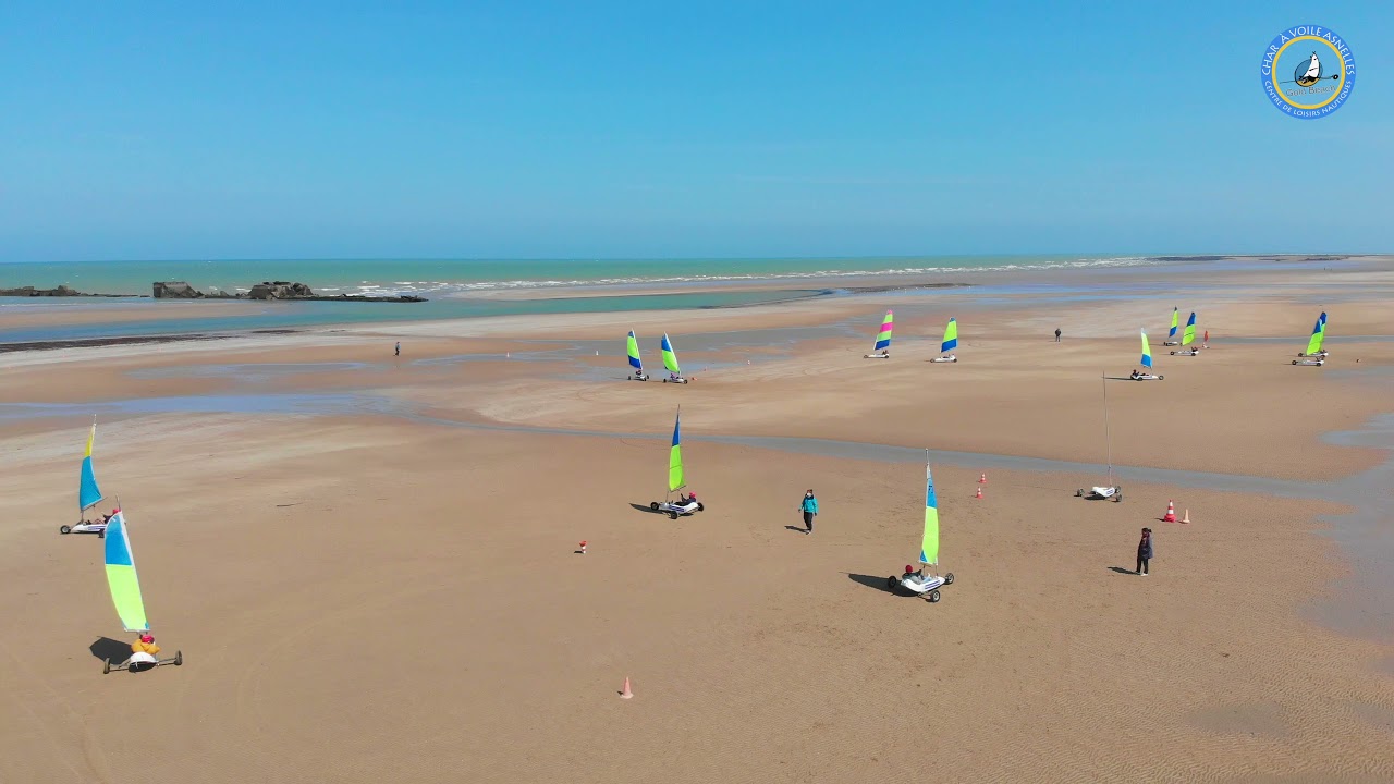 Char à voile - Centre loisirs nautique d'Asnelles - YouTube