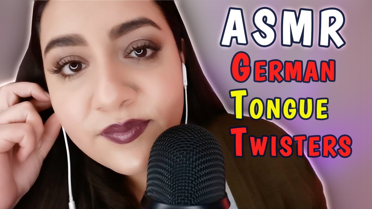 [ASMR] German Trigger Words | 7 ULTRA TINGLY TONGUE TWISTERS 👅 - YouTube