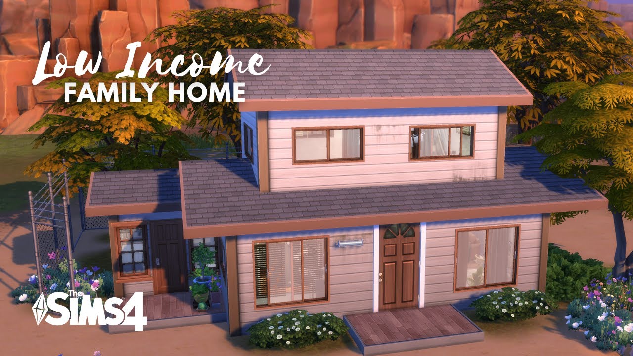 Low Income Family Home with a Newborn | The Sims 4 | Relaxing Speed ...