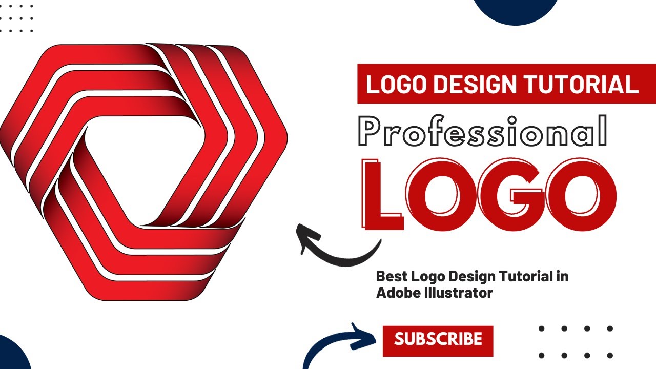 How to make professional logo in Illustrator | Trending logo design ...