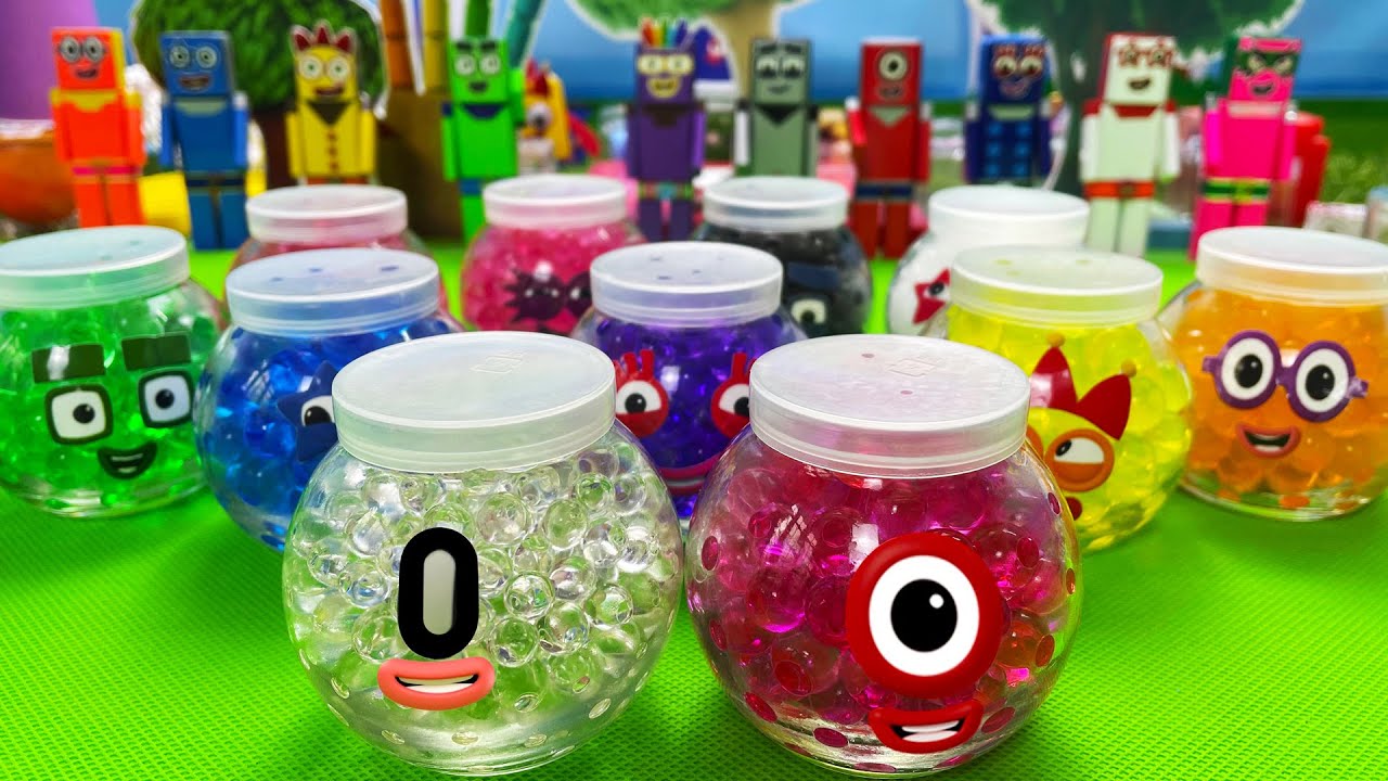 Numberblocks - Satisfying Orbeez Video | How To Make Rainbow Orbeez ...