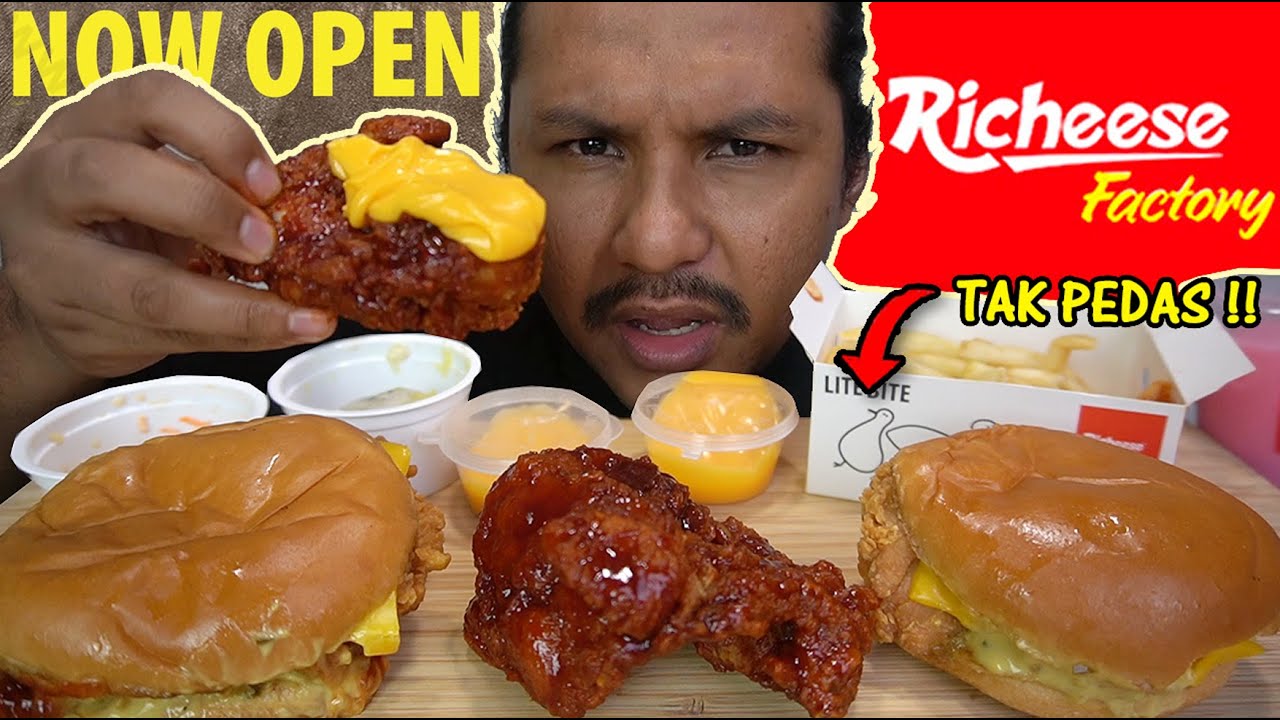 RICHEESE FACTORY kini dibuka di MALAYSIA (mukbang malaysia) - YouTube
