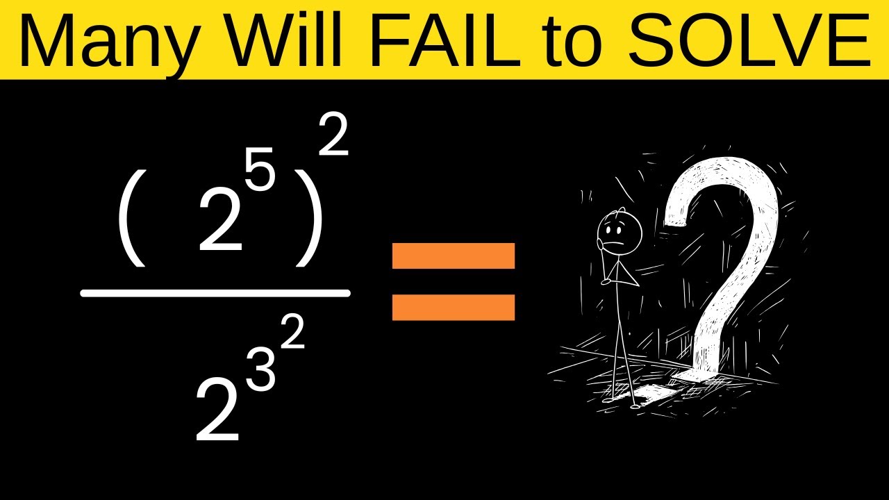 This ONE Problem Exposes Your Weakness with Exponents - YouTube
