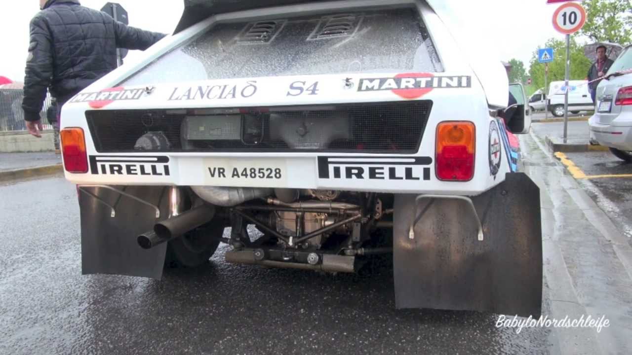 Rear end of a Lancia Delta S4, from the golden years of Group B ...