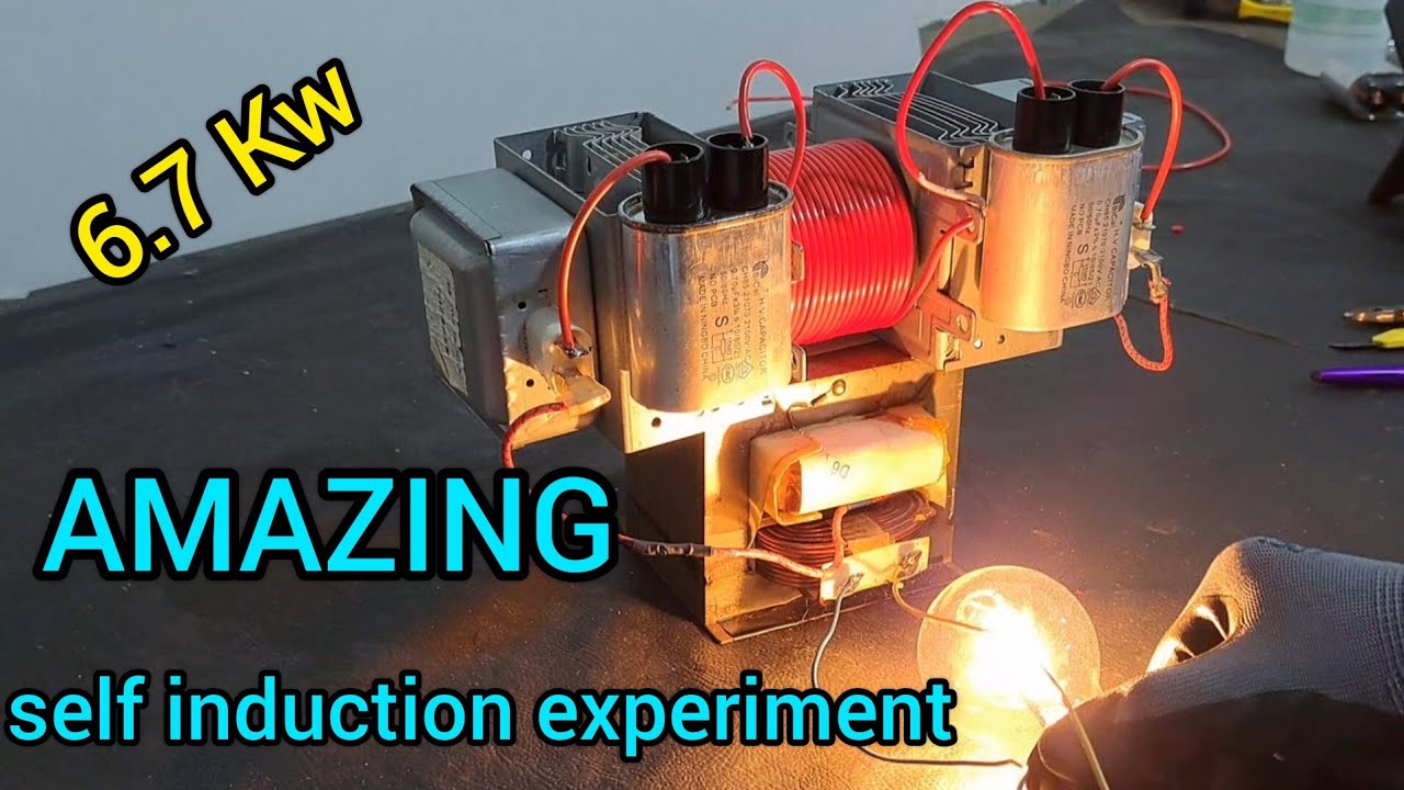 Amazing free energy experiment - self induction project - YouTube