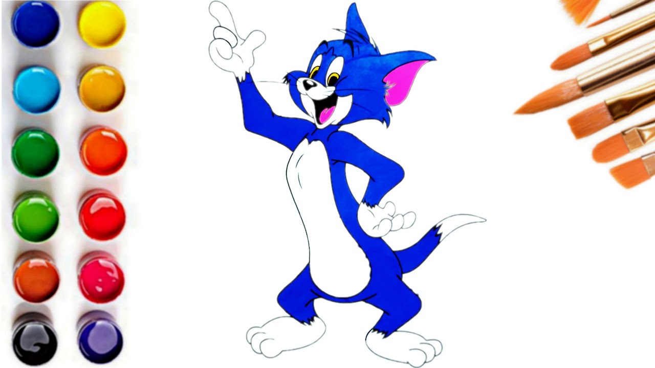 How To Draw Tom Cat Form Tom An Jerry Cartoon #drawing #tomandjerry # ...