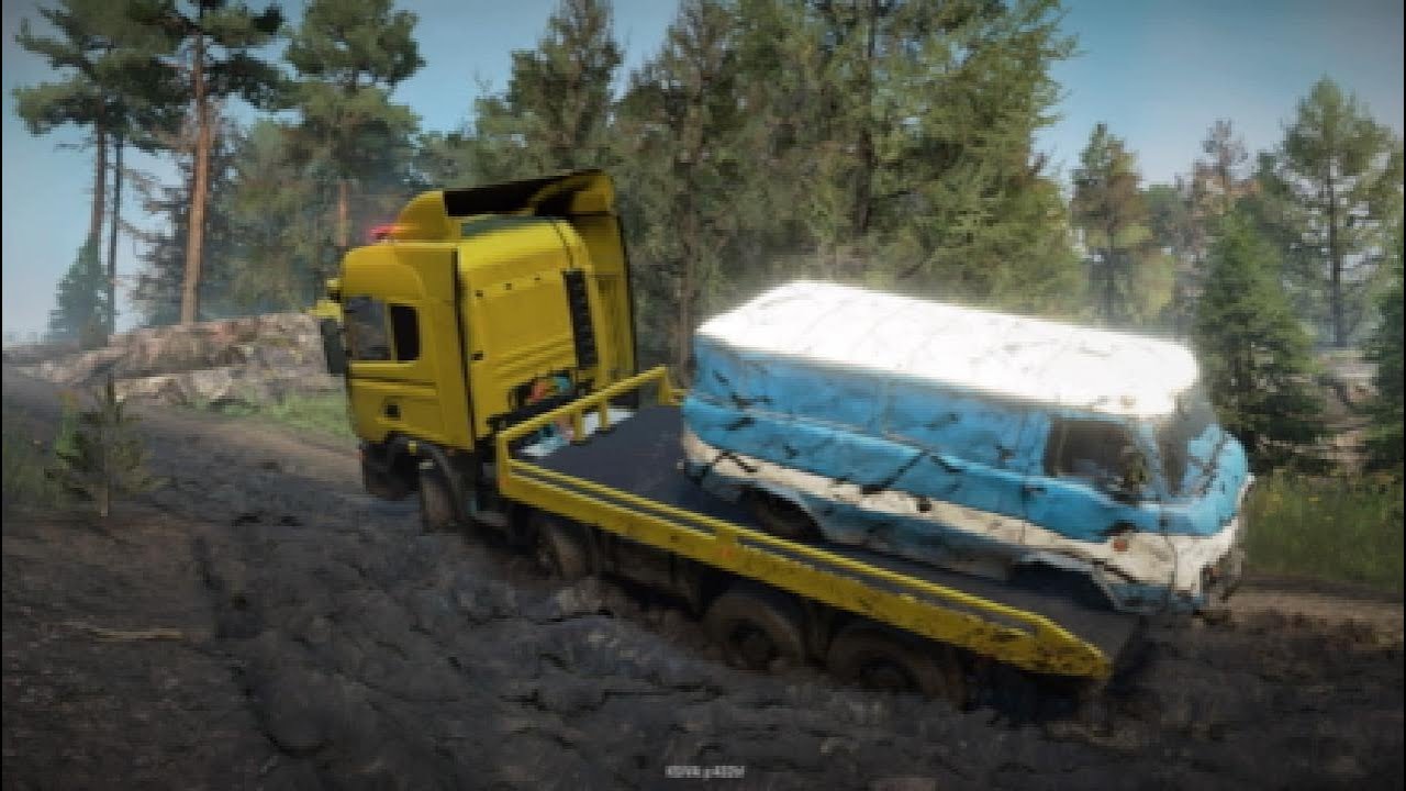 Recovery a old van snow runner - YouTube