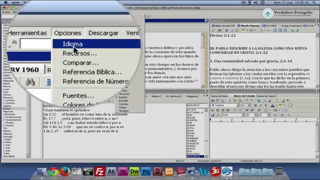 4.- E-Sword software bíblico: ¿Cómo descargar la Biblia? - YouTube