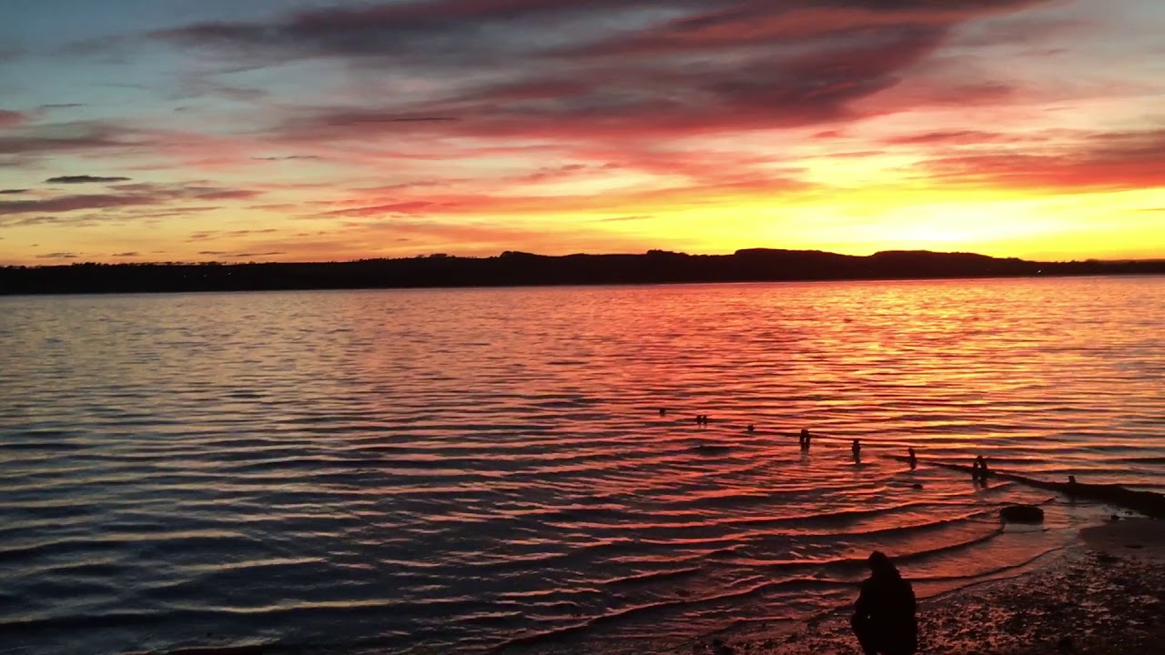Montrose Basin, Angus, Scotland. Sunset - YouTube
