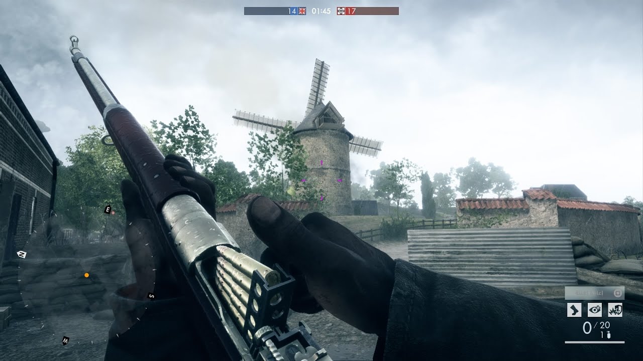 باتلفيلد 1 / بندقية المستطلع Ross Mklll لقوات المشاة _ تستحق تجربة _ لا تزال رائعة Battlefield 1 ...