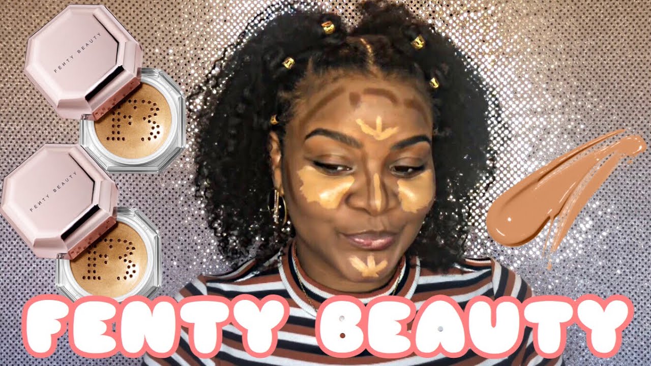 FENTY CONCEALER & BANANA POWDER| SHADE 330 & 360 - YouTube