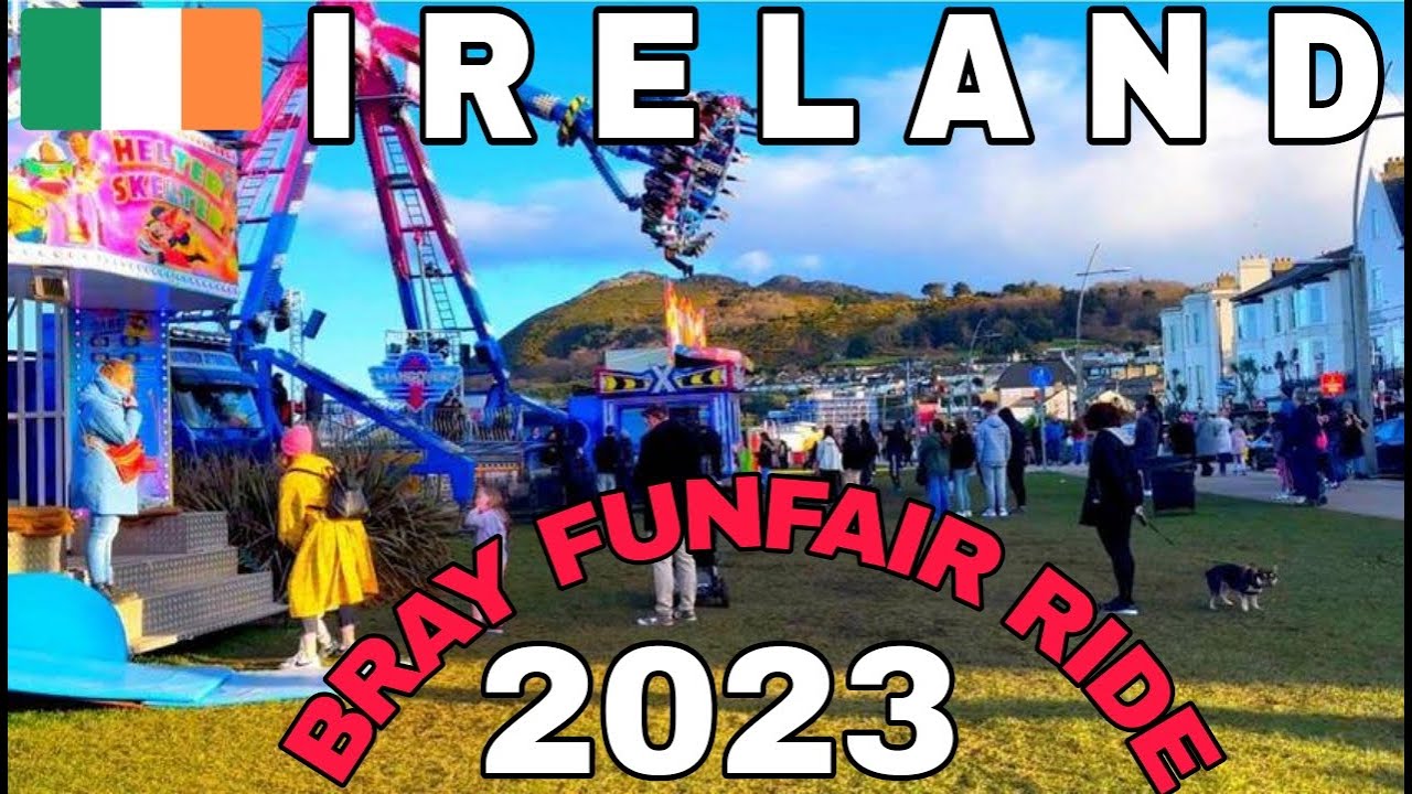 IRELAND Vlog 🇮🇪 BRAY FUNFAIR RIDES 2023 | The Thrills & Spills of Bird ...