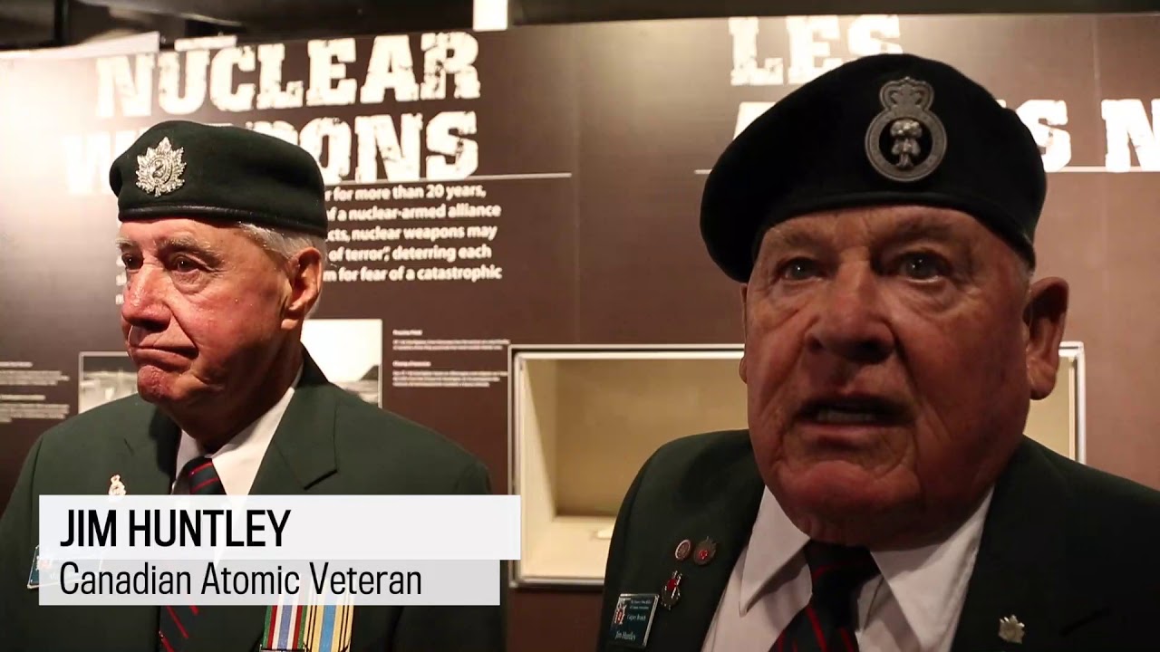 Cdn Atomic Vets tour new Cold War Section of War Museum - YouTube