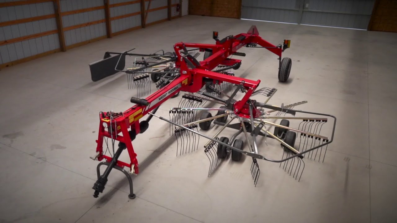 MF RK772 SD TRC Rotary Rake Walkaround - YouTube