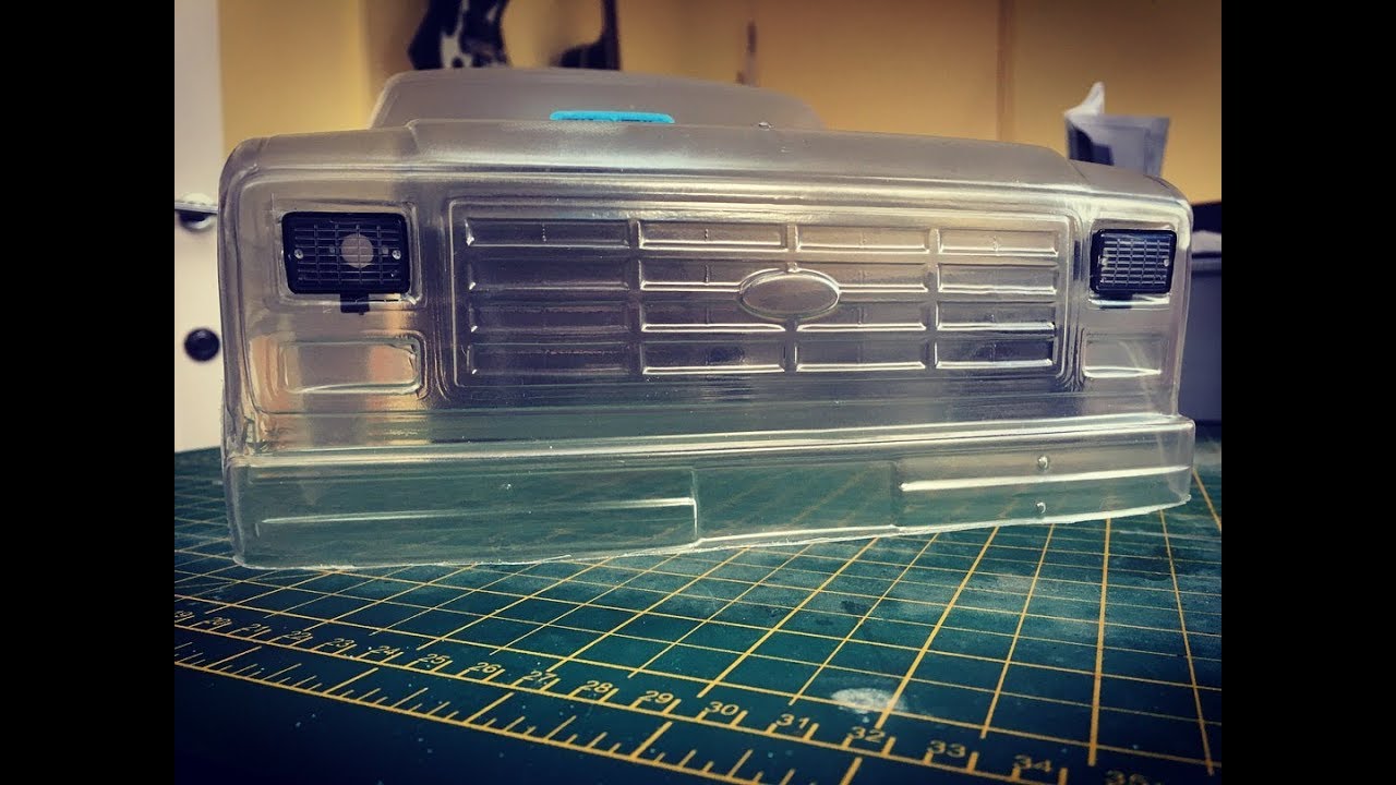 RC Ford Bronco Proline Body Shell Build Part 1 - SCX10.2 - YouTube