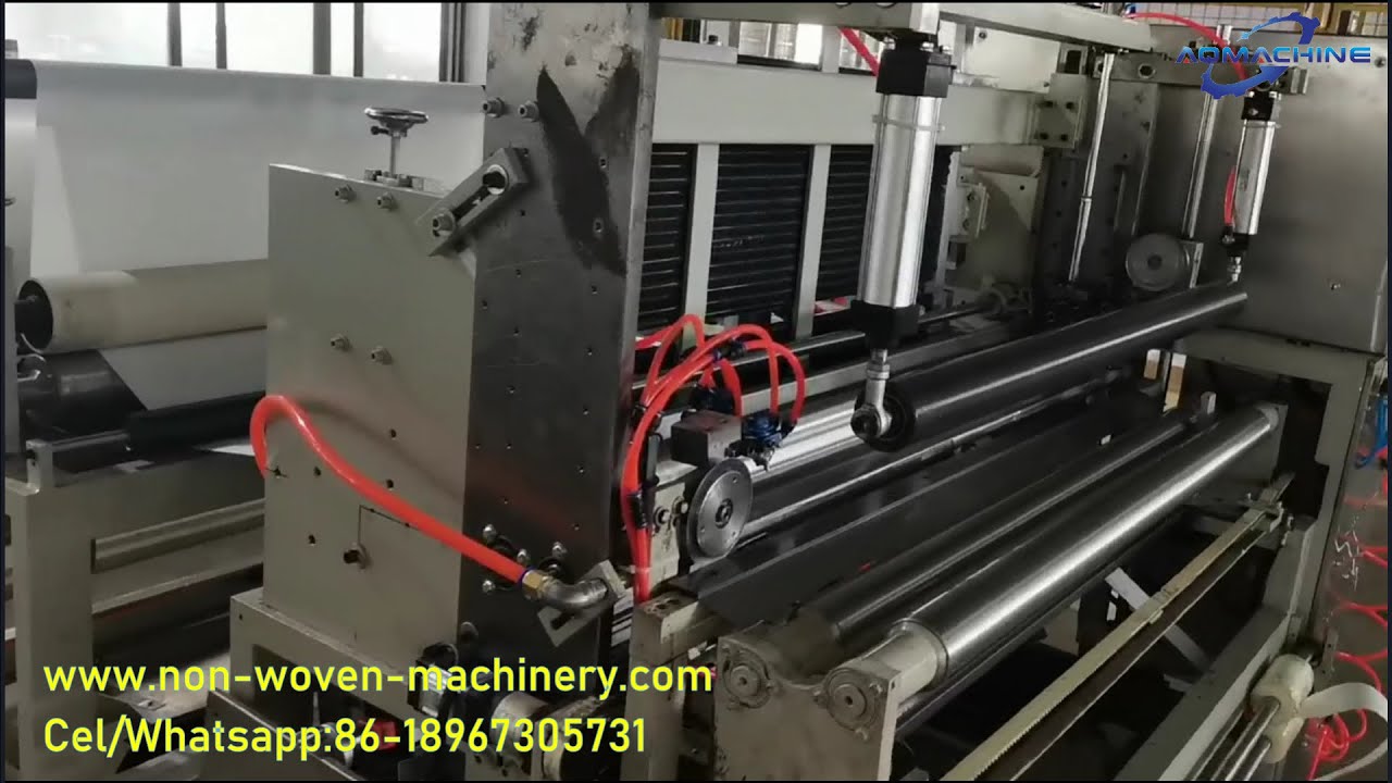 Non woven fabric rewinding machine; Automatic non woven rewinding ...