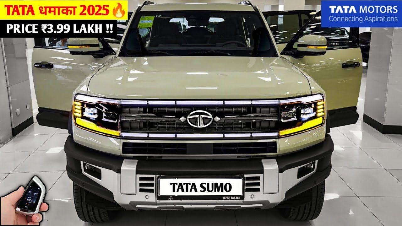 TATA धमाका Next-Gen SUMO Launch🇮🇳|| 2025 TATA NEW SUMO MODEL🔥|| ₹4.37 ...