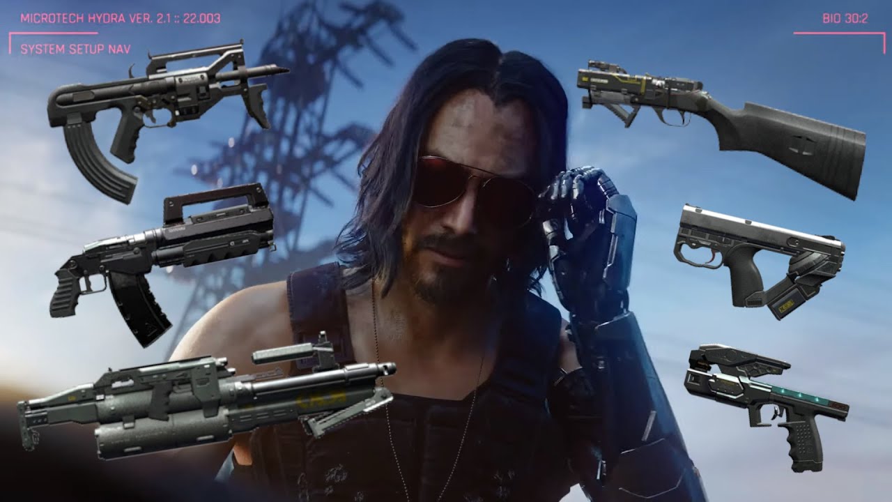 Reviewing The Guns In Cyberpunk 2077 (LIVE) - YouTube