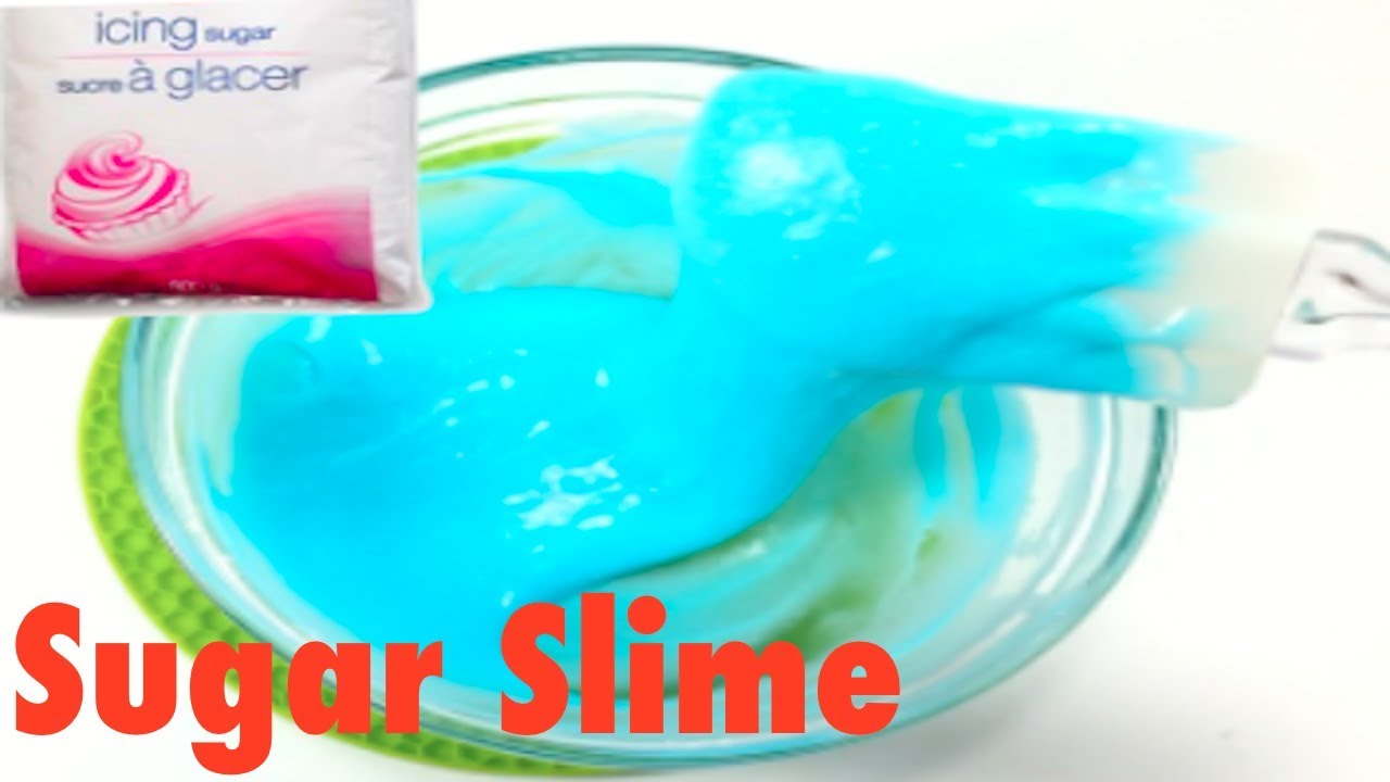 How To Make Sugar Slime No Glue, No Borax!! Sugar Slime Without Glue ...