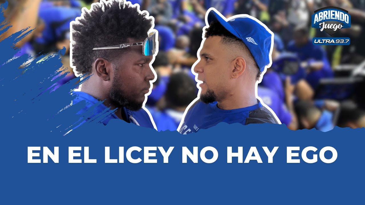 Michael De Leon y Ramon hernandez : En el Licey no existe el ego - YouTube