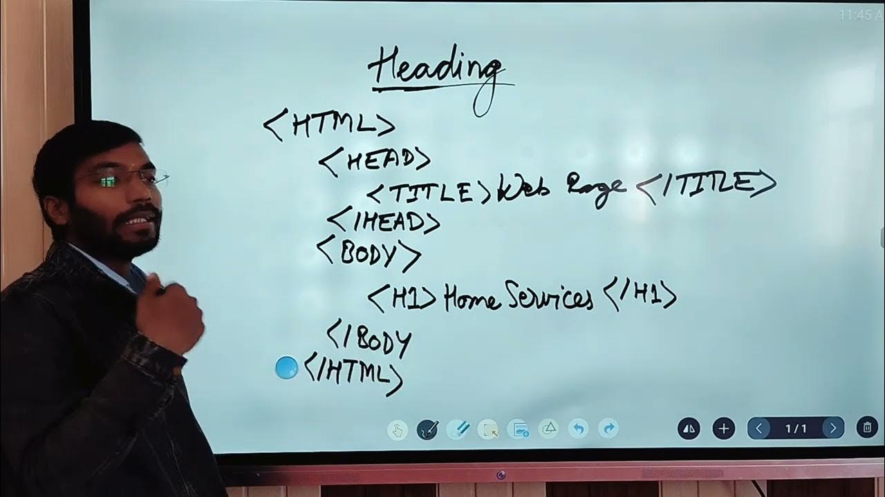 Class 10 Computer Application | HTML | Headings | IMAGE TAG | - YouTube