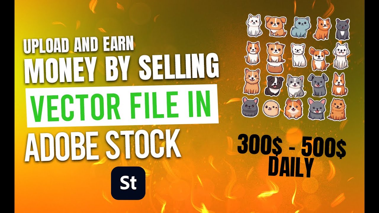 How to Make & Sell Vectors on Adobe Stock | Earn $35 Per Sale! - YouTube