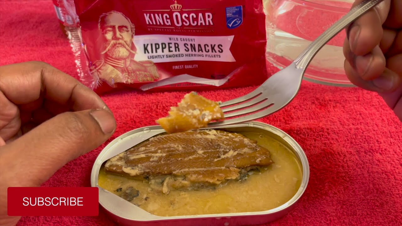 King Oscar kipper snacks lightly smoked - YouTube