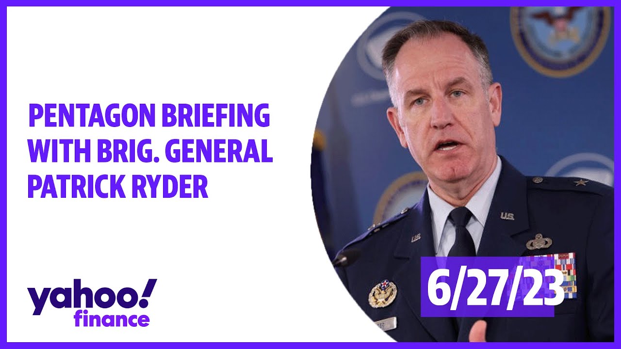 Pentagon Briefing with Brig. General Patrick Ryder - YouTube