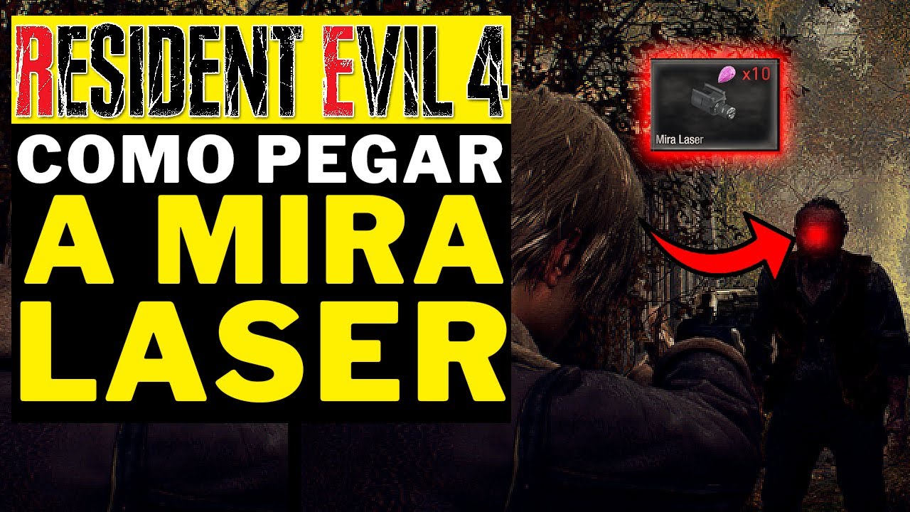RESIDENT EVIL 4 REMAKE - COMO PEGAR A MIRA LASER!!!! - YouTube