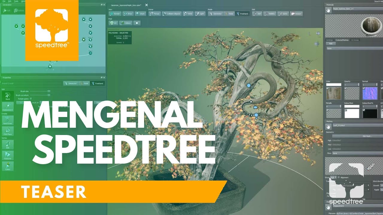 Mengenal SpeedTree untuk Pemula | Teaser - YouTube