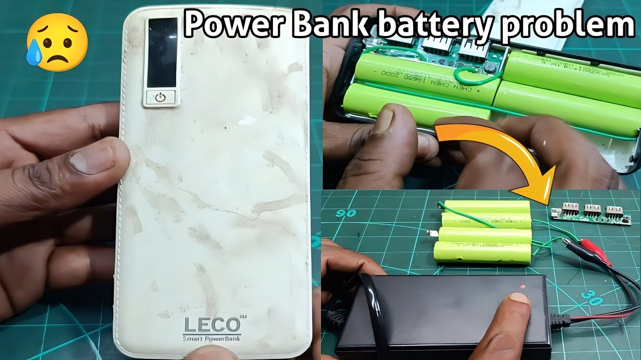 Old Power Bank battery repair at Home / Power Bank battery problem ...