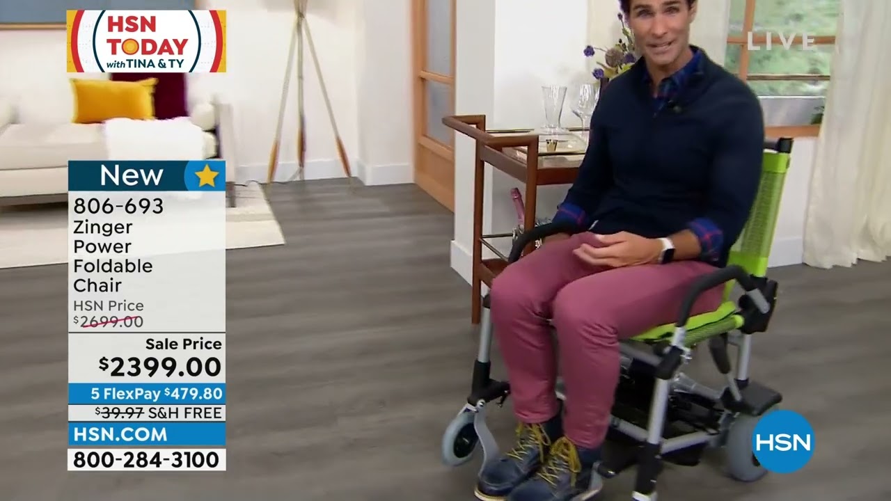 Zinger Power Foldable Chair - YouTube