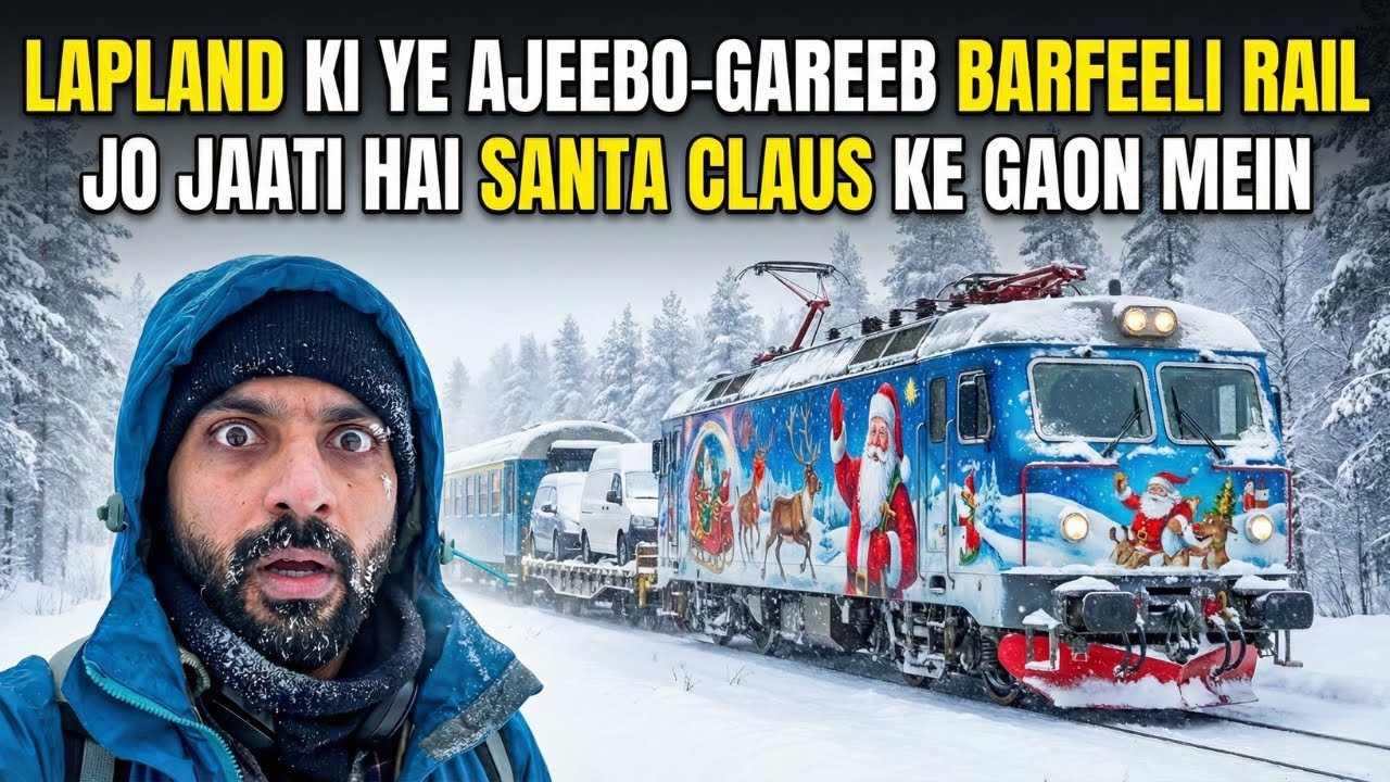 Hi-Tech REAL SANTA Express Train (Rovaniemi, Finland) - YouTube