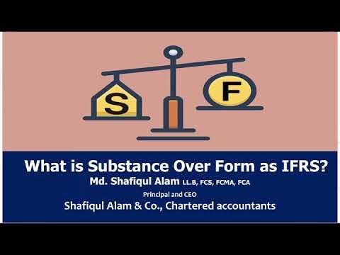 What is Substance over Form understand with example as per IFRS ...