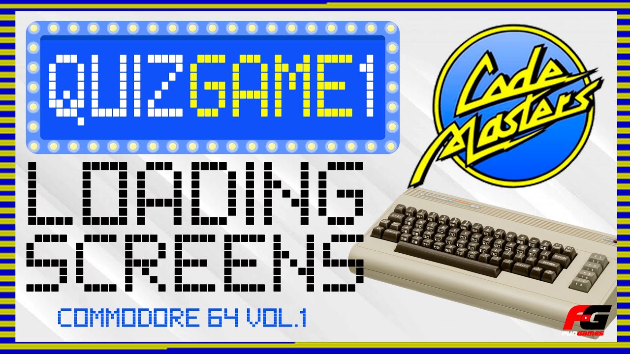Quiz Game Loading Screens Commodore 64 vol 1 - YouTube