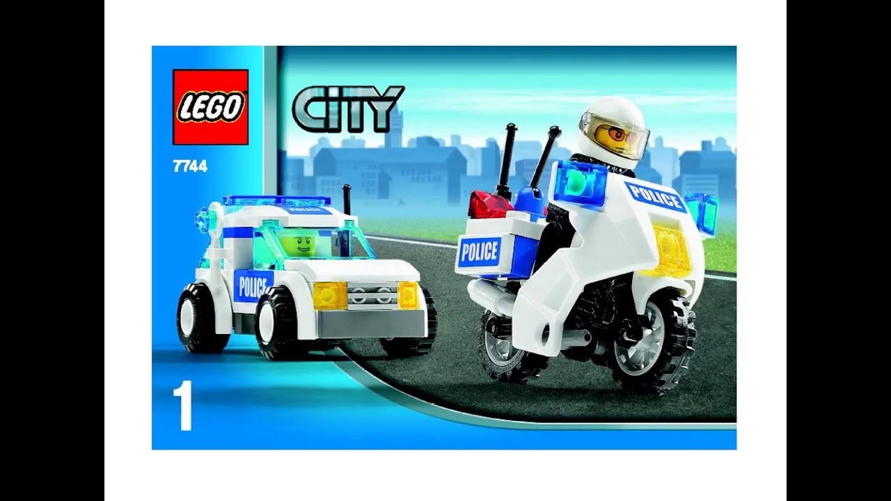 Instructions For LEGO 7744 / 1 Police Headquarters instrukcja - YouTube