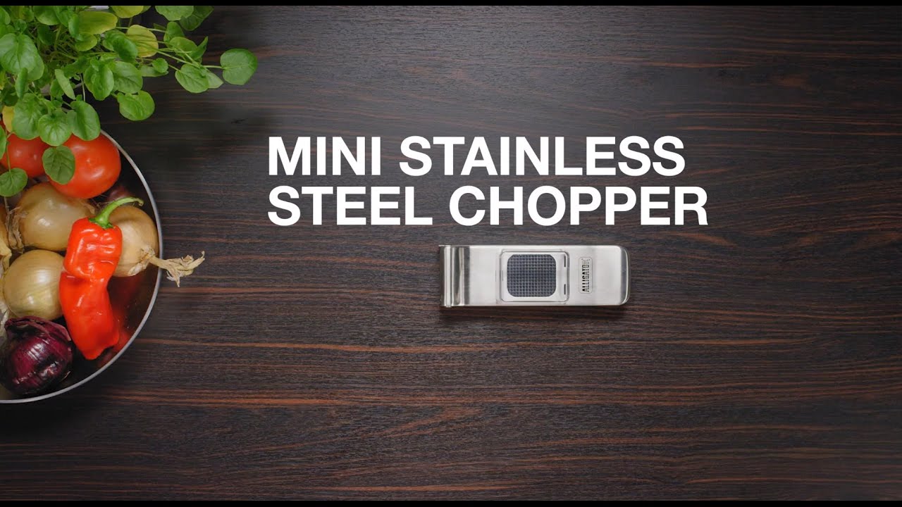 Alligator Mini Stainless Steel Chopper - YouTube