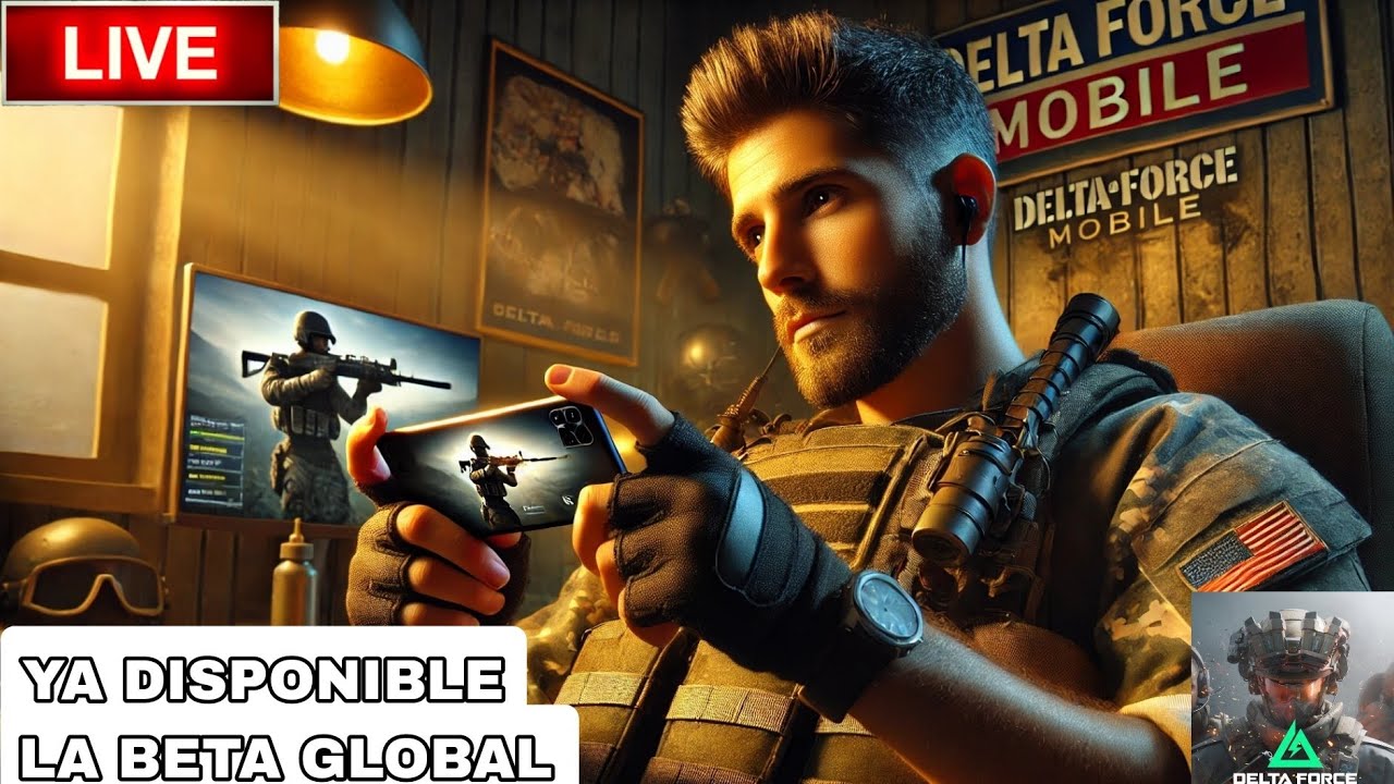 JUGANDO A LA BETA GLOBAL DE DELTA FORCE MOBILE - YouTube