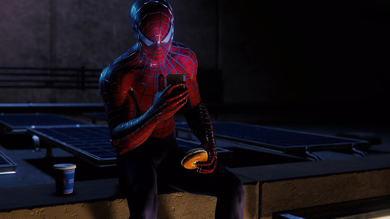 just chilling doing mainly side stuff | Spider-Man Remastered (Stream ...