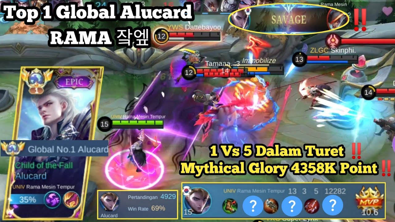 Top Global Alucard Gameplay Build Dan Emblem By Top 1 Rama Mesin Tempur ...