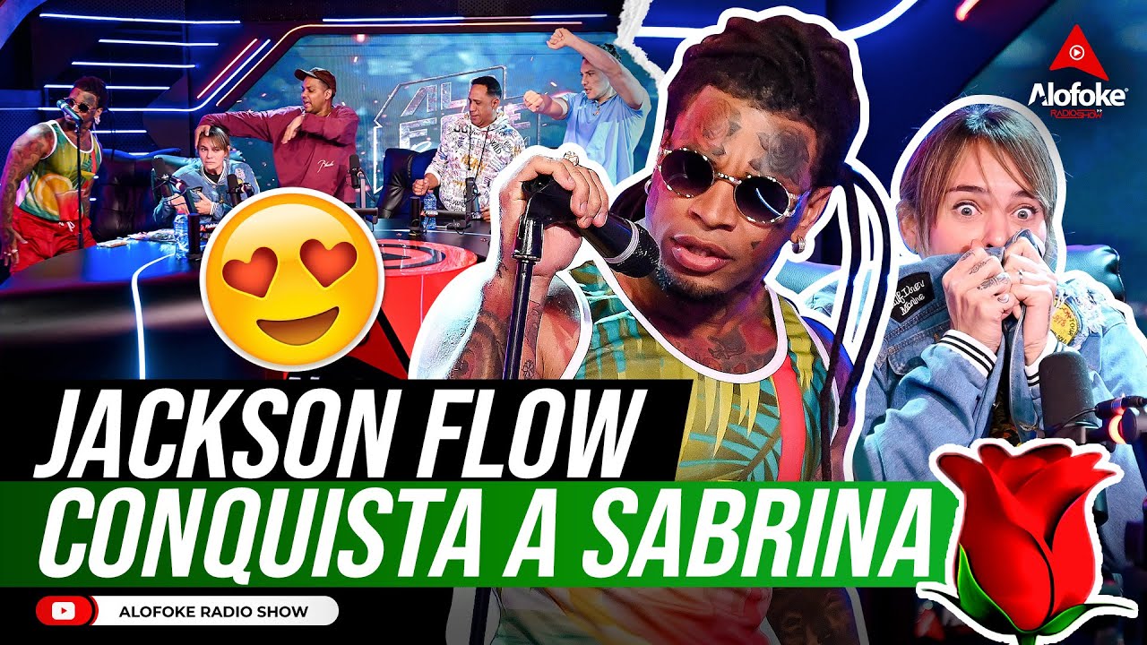 JACKSON FLOW CONQUISTA A SABRINA GOMEZ EN PLENA ENTREVISTA EN ALOFOKE RADIO SHOW!!! - YouTube