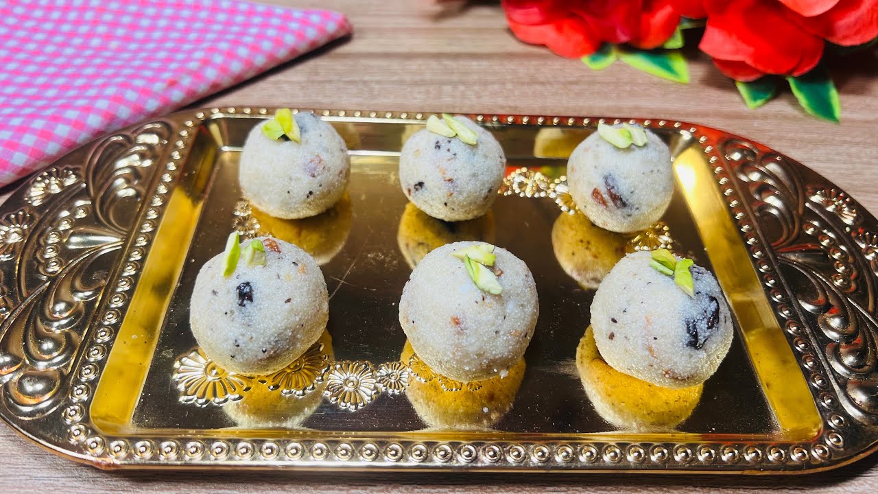 Sooji K Laddu | Rava Ladoo | Suji Ladoo | Rava Coconut Ladoo | Sooji ...